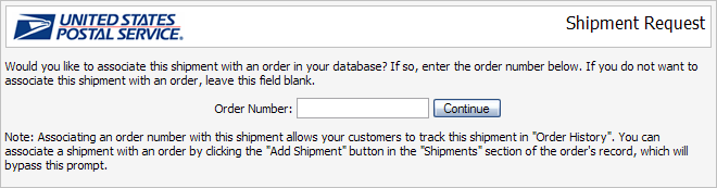 Creating a USPS Shipment