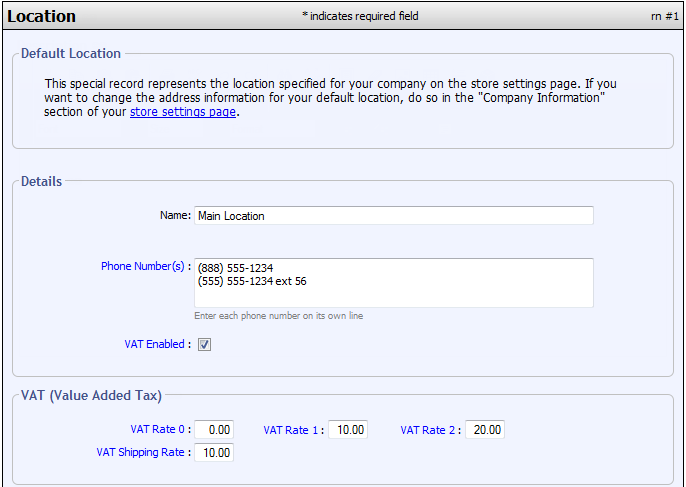 VAT (Value Added Tax)